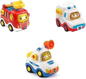 Vtech 80-242104 Tut Tut Baby Speedster - Set of 3 Emergency Vehicles ...