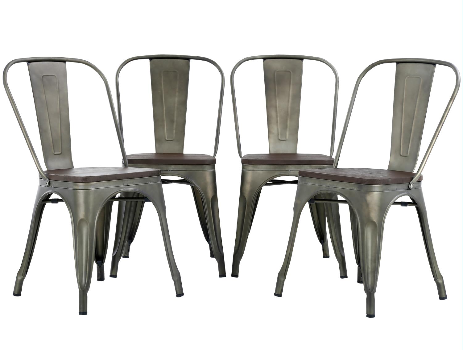 Snapklik.com : FDW Metal Dining Chairs