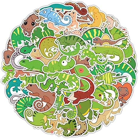 Amazon.com: Cute Cartoon Lizard Stickers Pack for Kids Teens Boys Girls ...