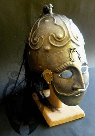 Amazon.com: NEW Medieval Knight Combat Eastern Helmet The Grand Step ...