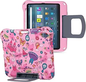 Amazon.com: Topevoeon Princess Kindle Fire HD 10 Tablet Case For Kids ...