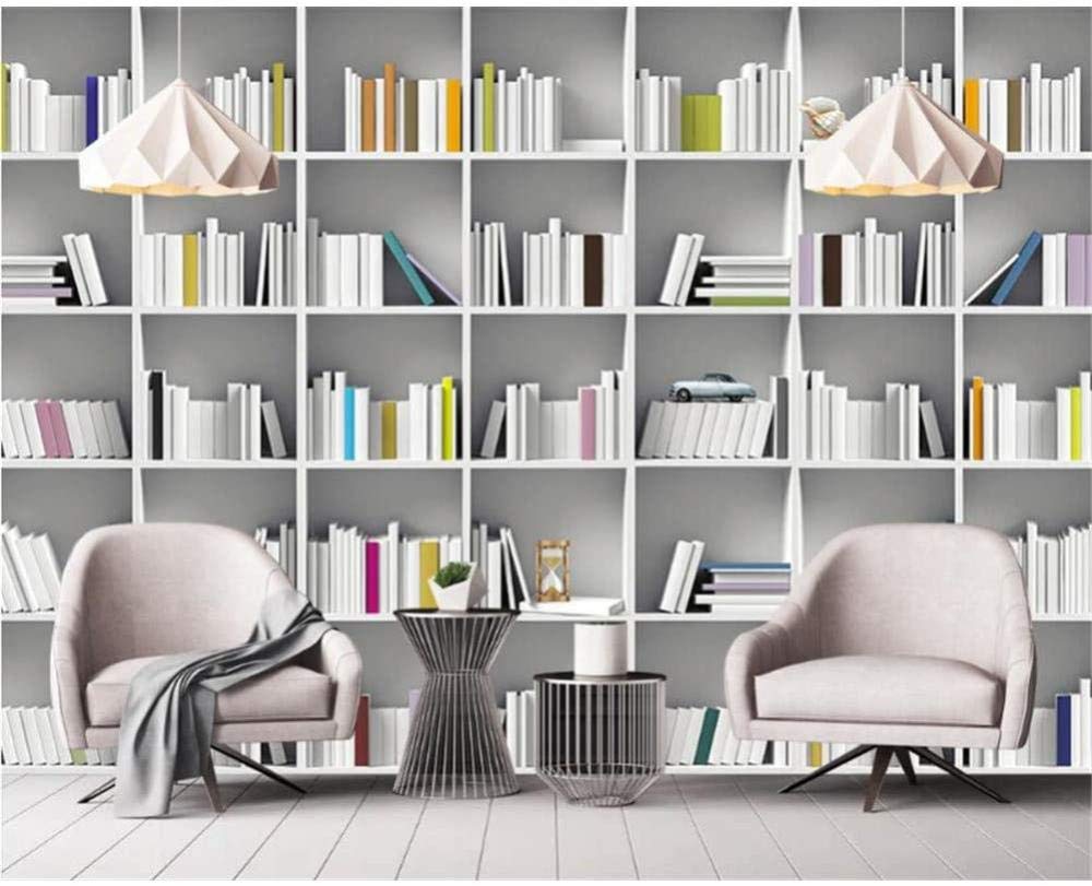 Modern Library Wall Painting The Library Wall Art | Fab Home Interiors