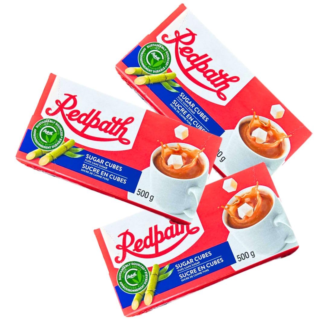 Redpath Granulated Sugar Cubes (Pack Of 3) 500g Each : Amazon.ca ...