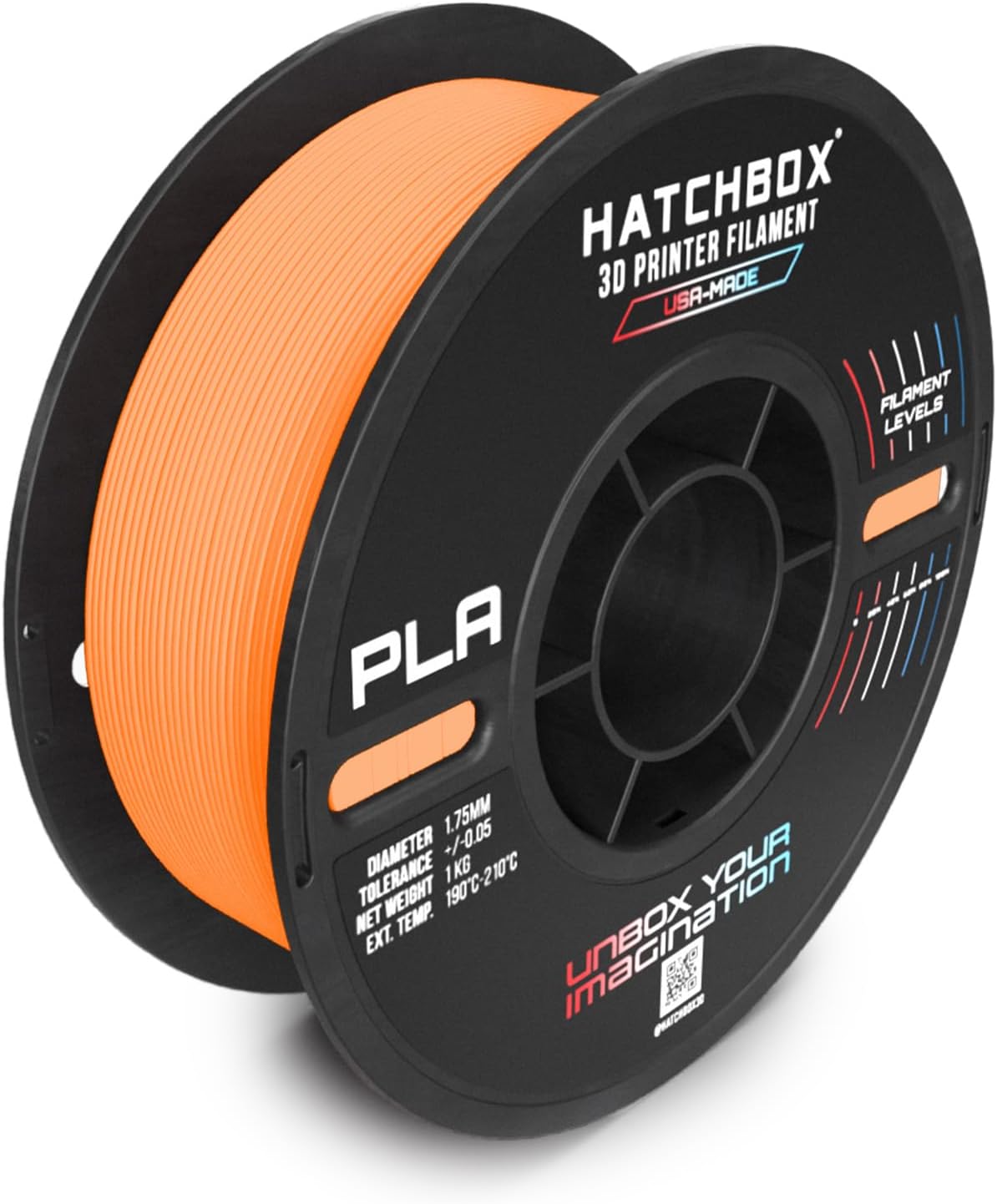 Amazon.com: HATCHBOX PLA MAX Peach 3D Printer Filament Made in The USA ...