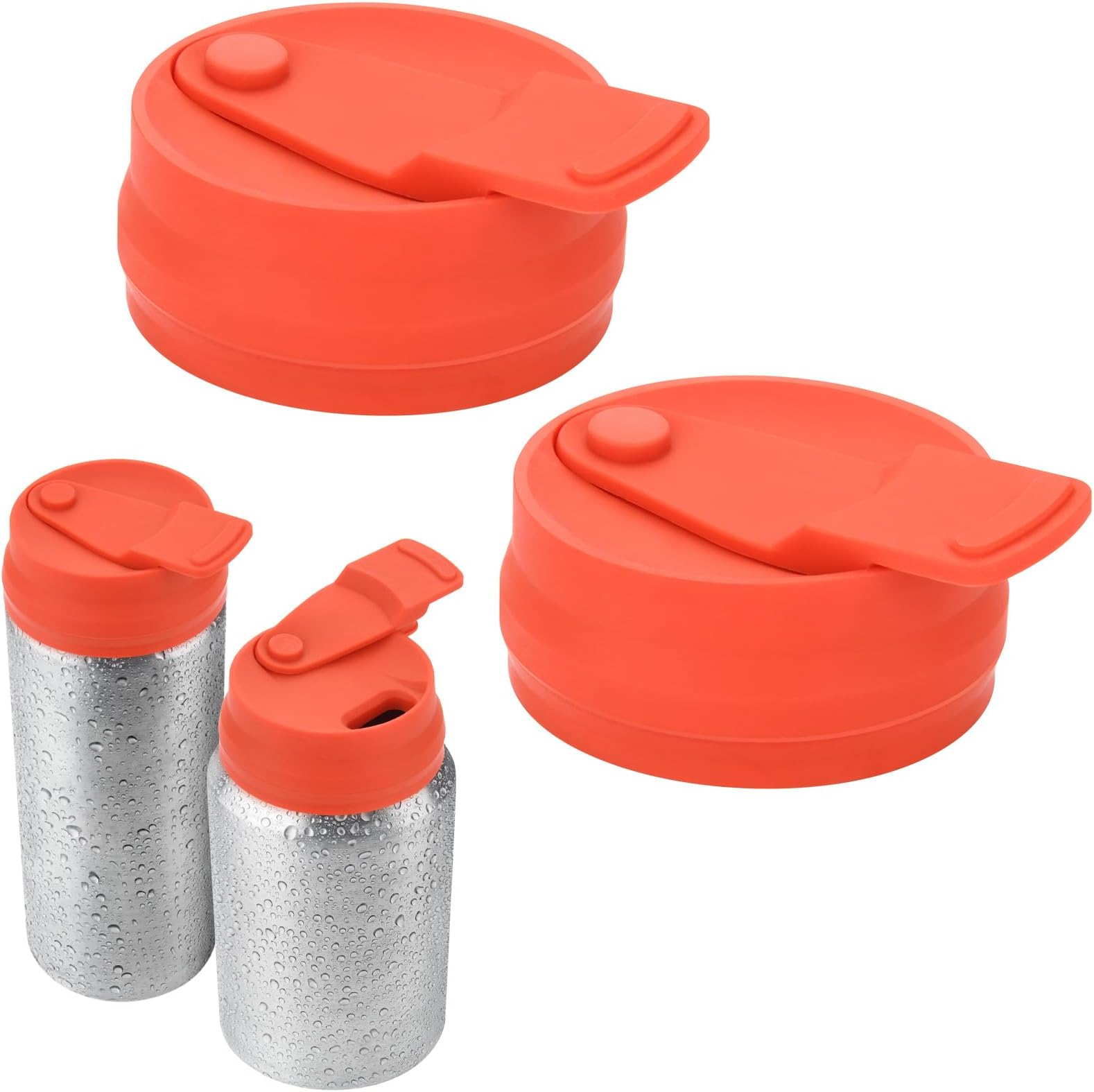Amazon.com: 2PCS Soda Can Lids Soda Juice Beverage Beer No Spill Saver ...
