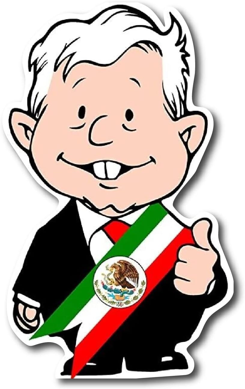 Amazon.com - Amlito Baseball Uniform AMLO Lopez Obrador Mexico Decal ...