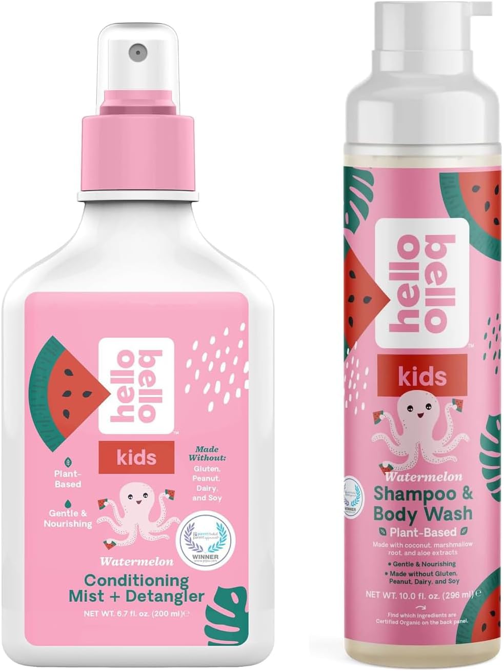 Amazon.com: Hello Bello Watermelon Tear-Free Shampoo & Body Wash - 10 ...