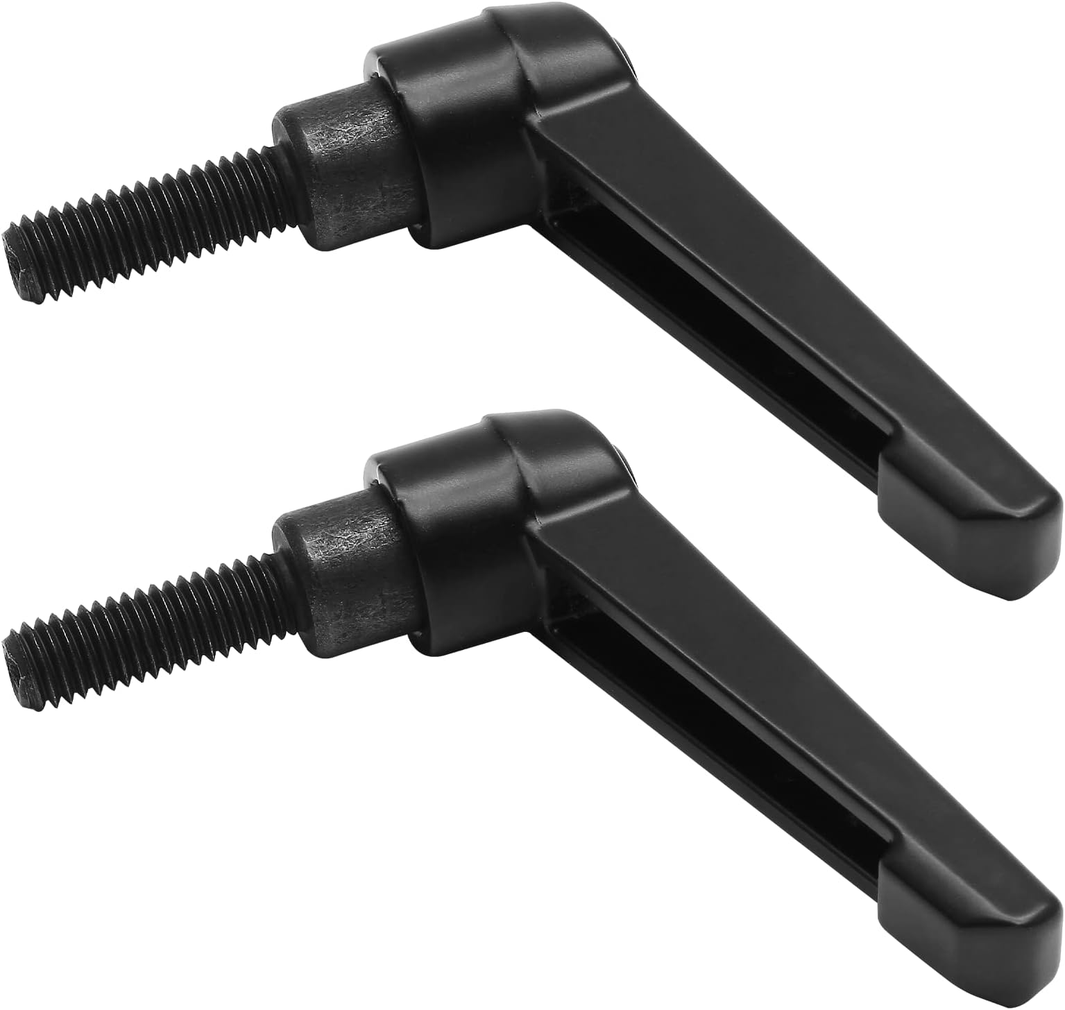 uxcell M8 Handle Adjustable Clamping Lever Thread Push Button Ratchet ...