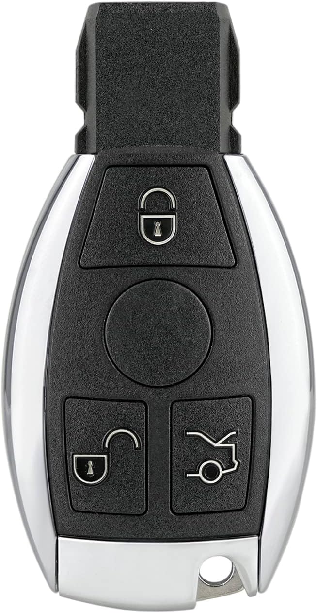 3 Buttons Key Fob Case Replacement Fits with Mercedes Benz C E G R S SL ...