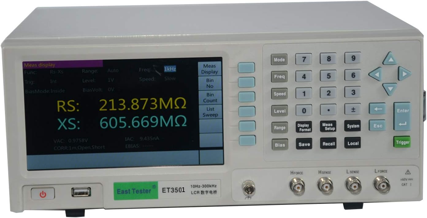 Digital LCR Meter ET3501 Desktop High Precision Digital LCR Bridge +/-0 ...