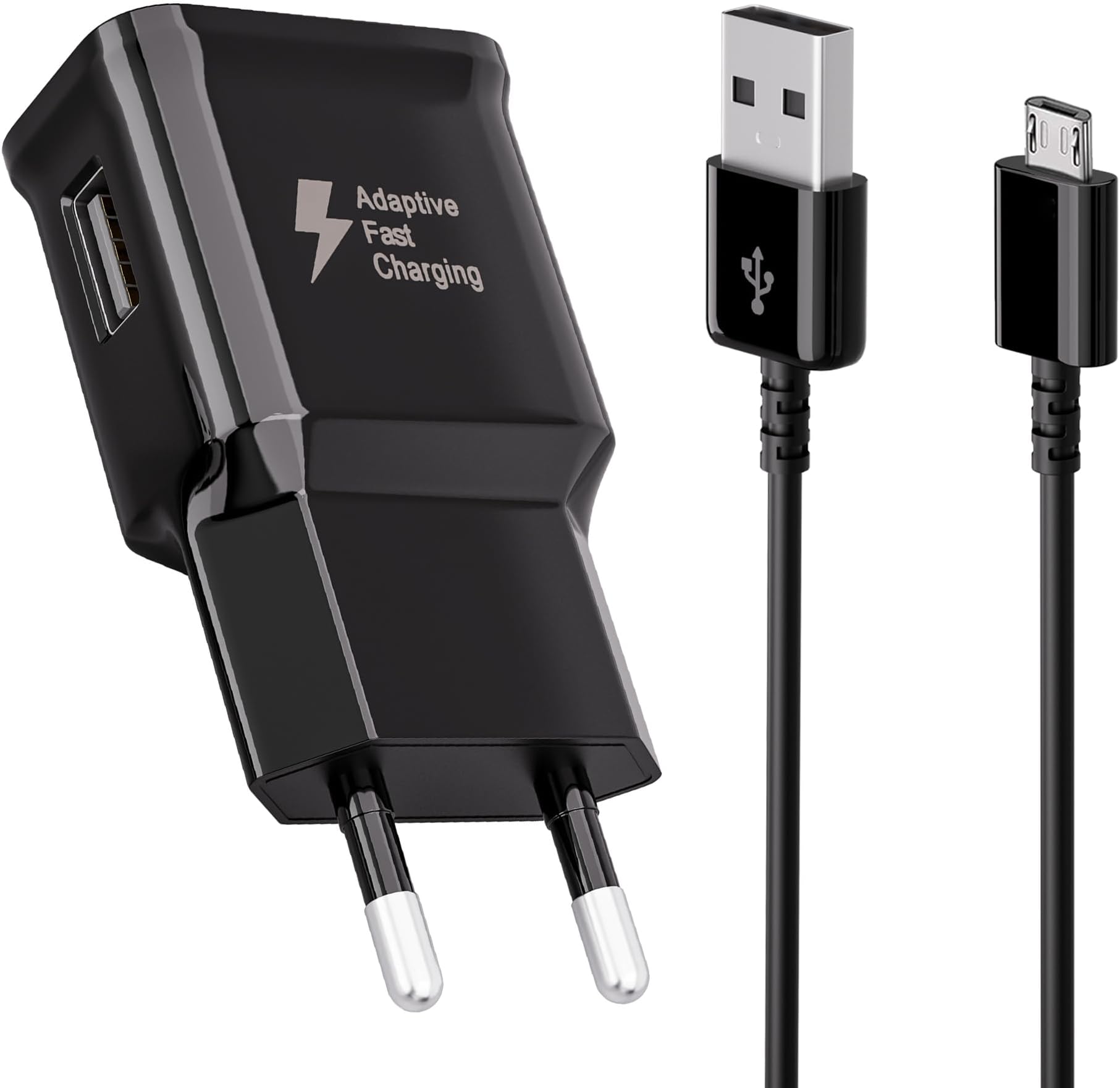 Chargeur USB avec Câble de Charge Micro-USB Chargeur Rapide Compatible ...