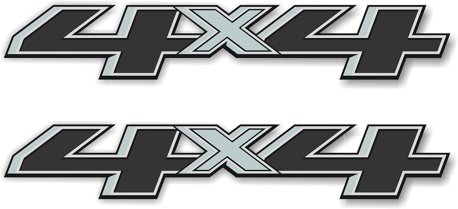 Amazon.com: GOLD HOOK 4x4 Decals Compatible with Chevrolet Silverado ...