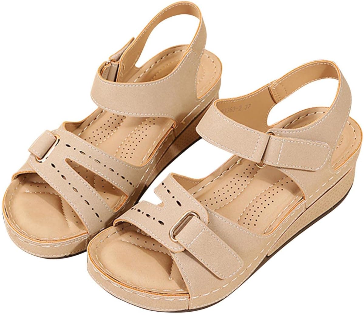 MXETWJEL Sandales Femme éTé Confortable OrthopéDique Sandales Femme ...