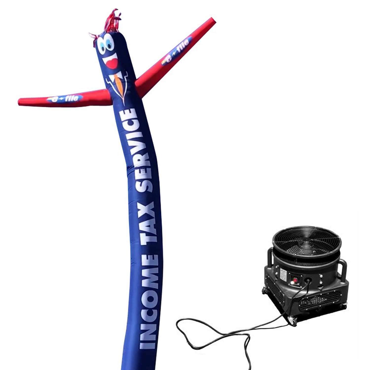 Amazon Blue Income Tax Service E File 18 Foot Tall Inflatable