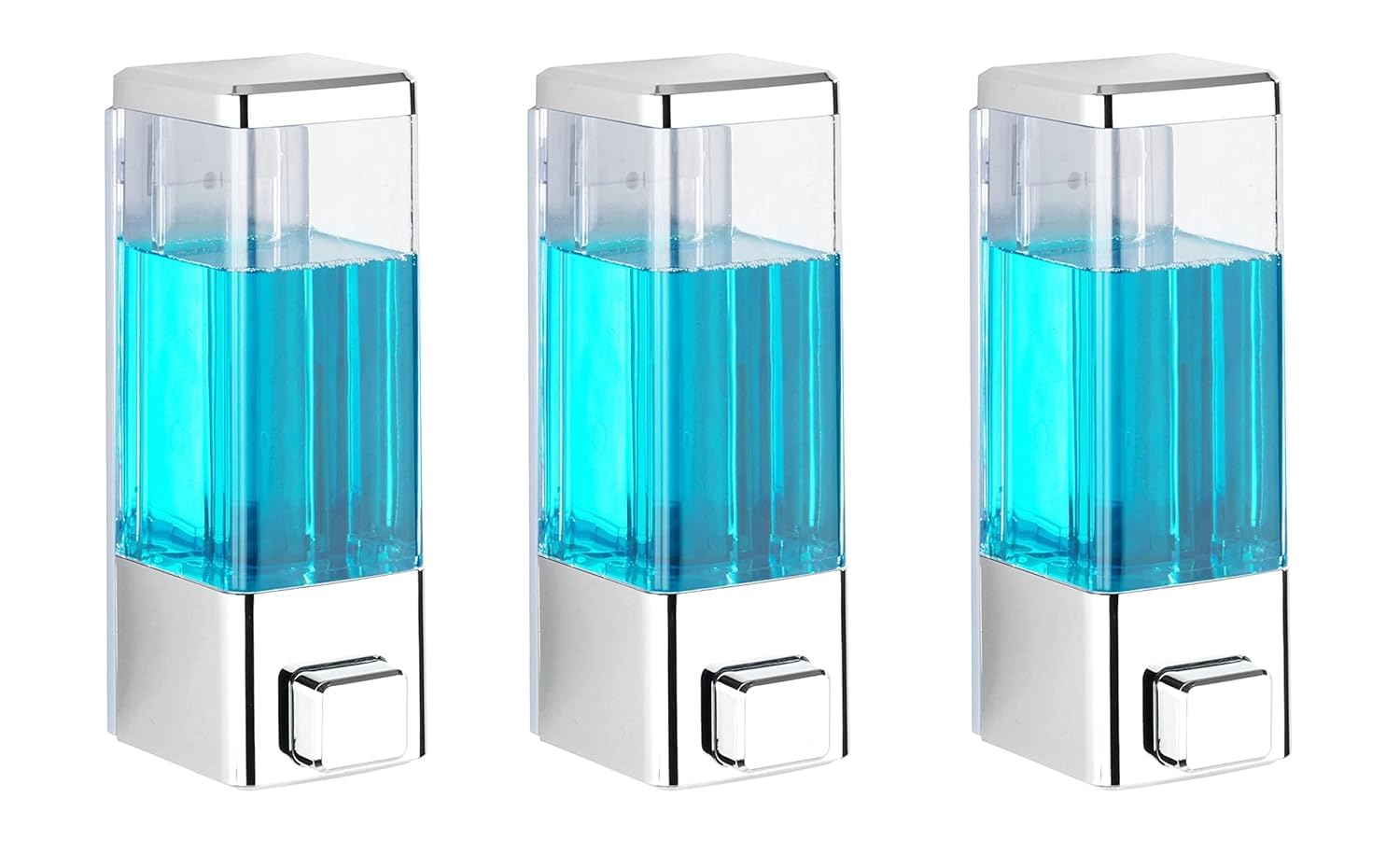 METWIN Multi Purpose Plastic Wall Mounted Shampoo Conditioner Hand Wash ...