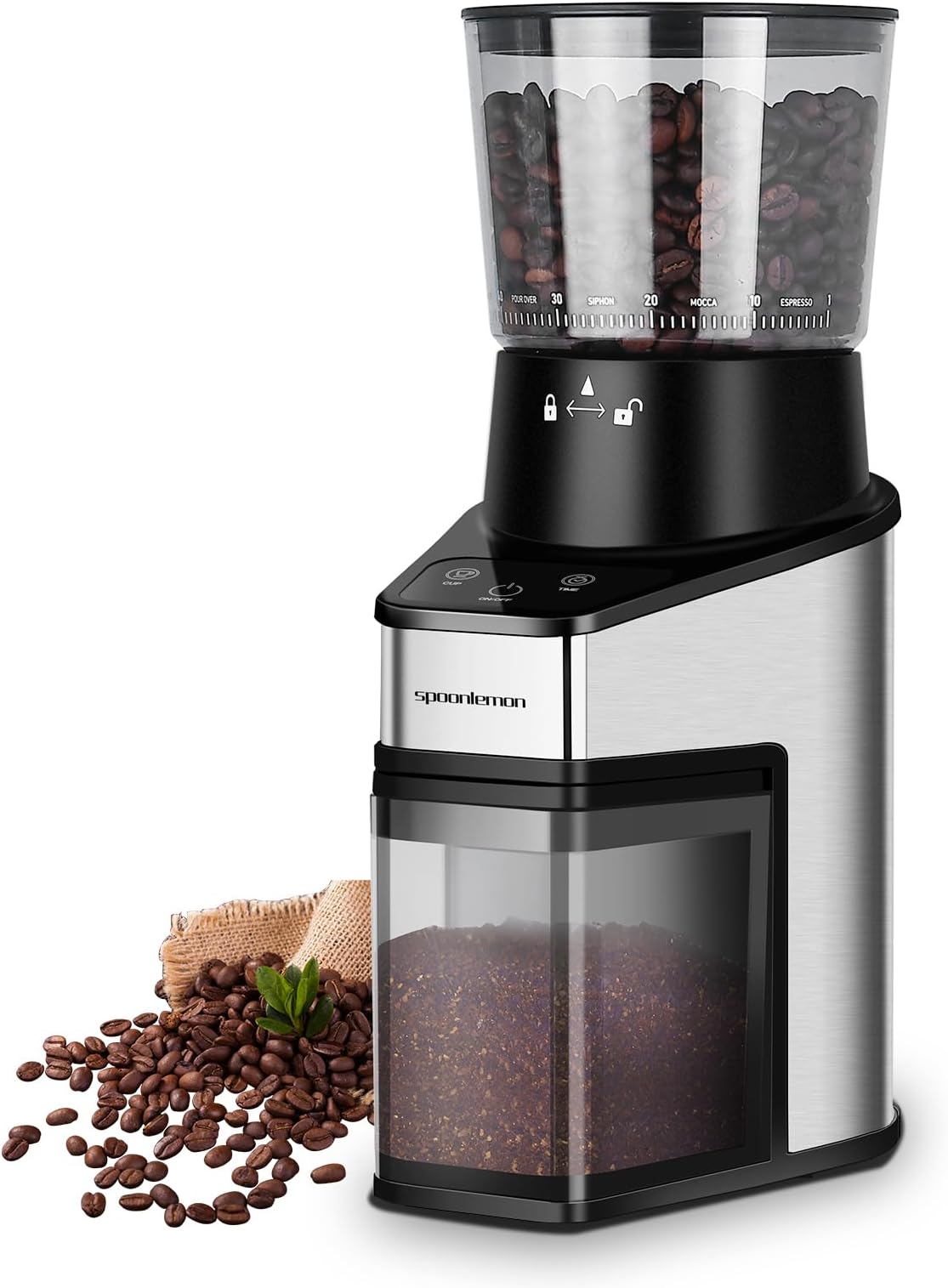 Amazon.com: Supreme Grind Automatic Electric Burr Coffee Grinder : Home ...