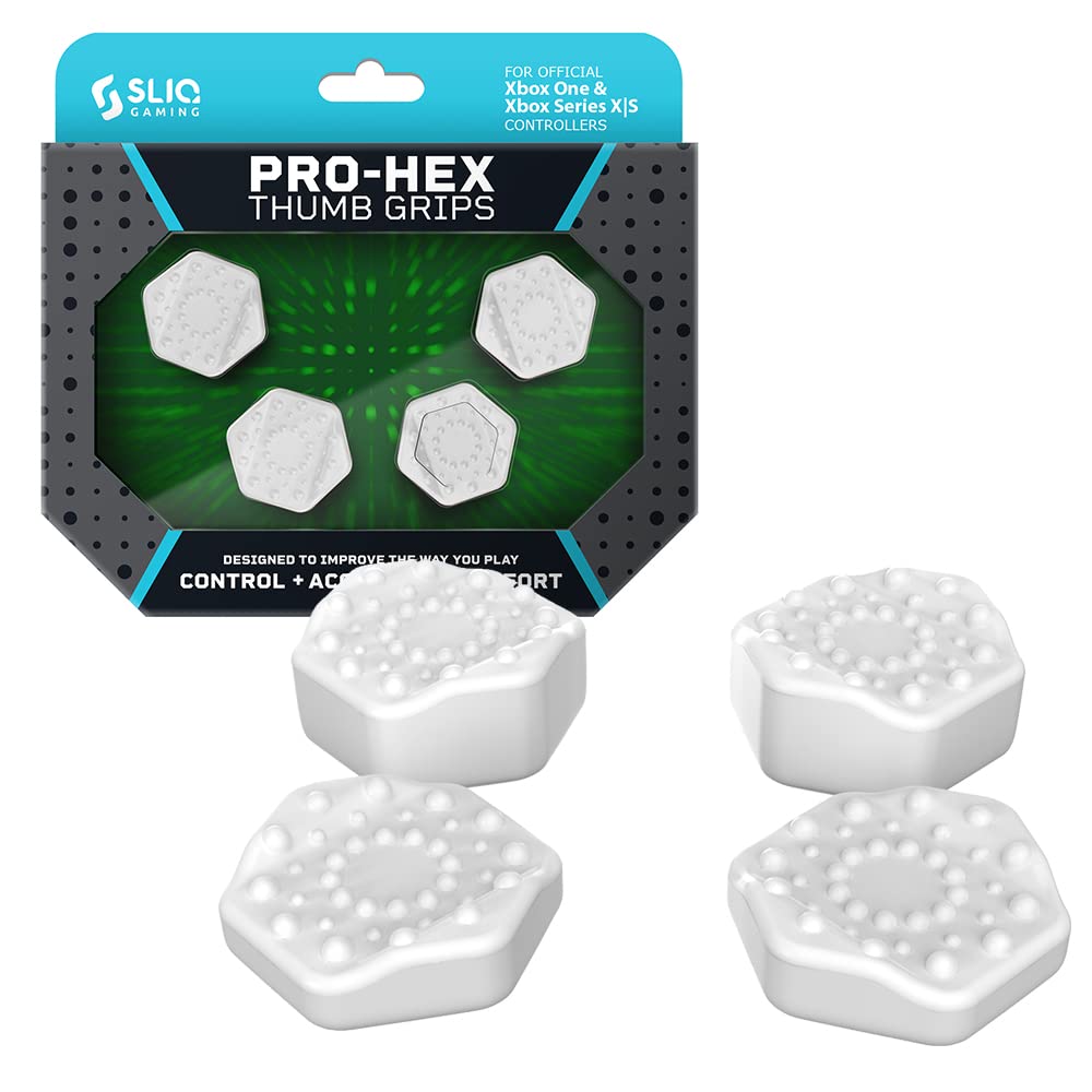 Amazon.com: Sliq Gaming Xbox Pro-Hex Thumb Stick Grips – Xbox Series X ...