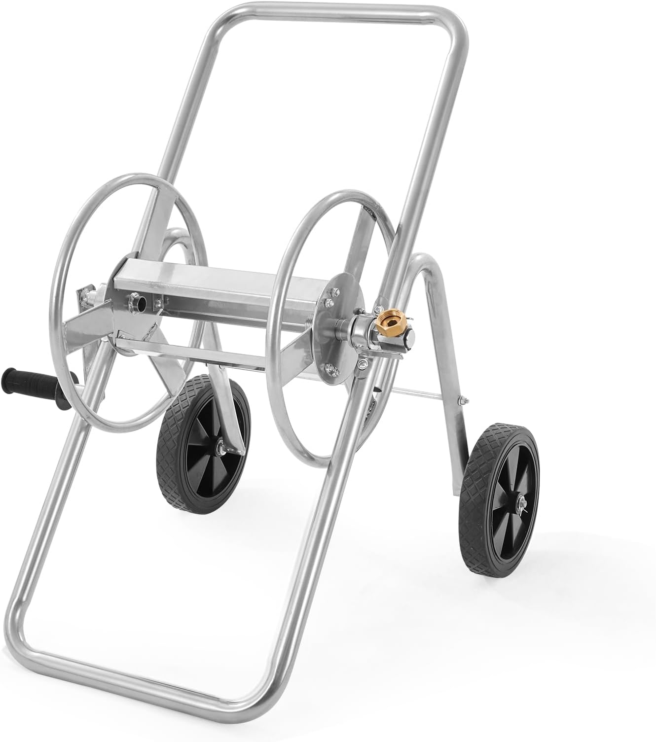 Amazon.com: VEVOR Hose Reel Cart - Mobile Heavy Duty Steel Garden Tool ...