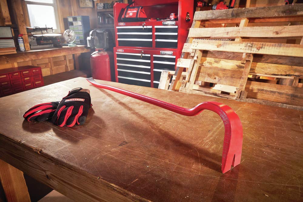 Snapklik.com : Craftsman Pry Bar, 36-Inch Spring Steel Wrecking Bar