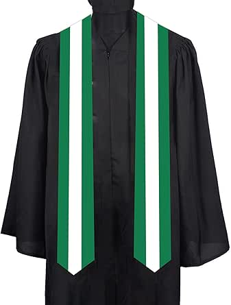 Amazon.com: ASETKAT Nigeria Country Graduation Stole scarf, Africa ...