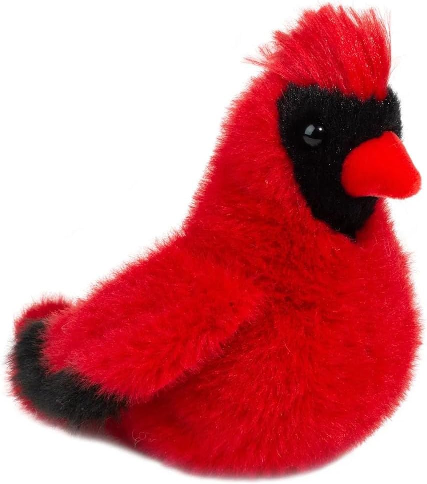 Amazon.com: Douglas Carmine Cardinal Red Bird Plush Stuffed Animal - 6 ...