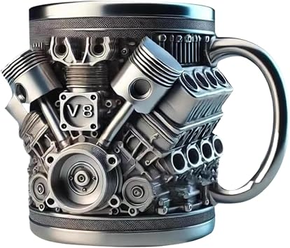 Amazon.com: V8 Engine Coffee Mug,Personalized Coffee Mug,Creative Car ...