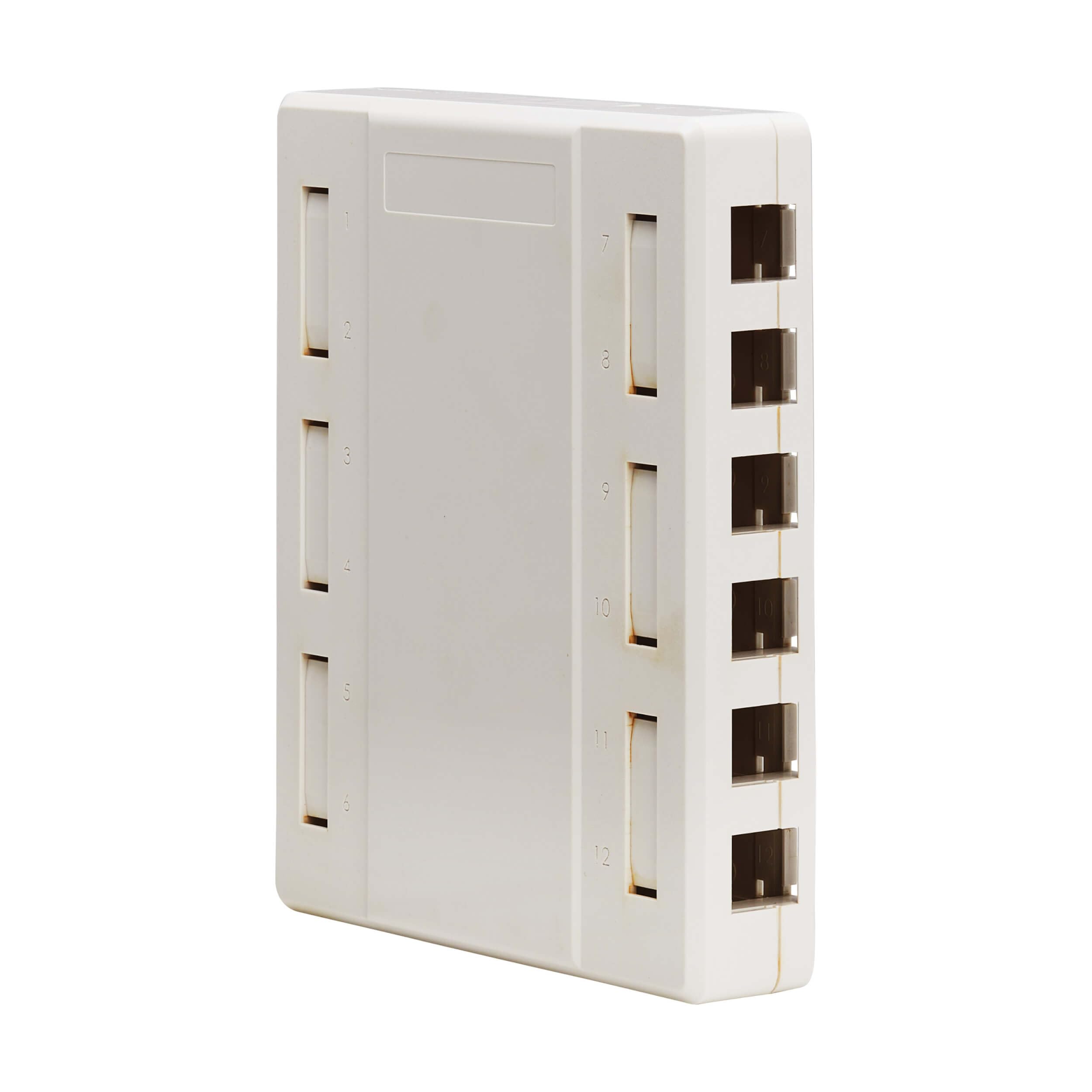Amazon.com: Tripp Lite 12-Port Surface-Mount Box for Keystone Jacks ...