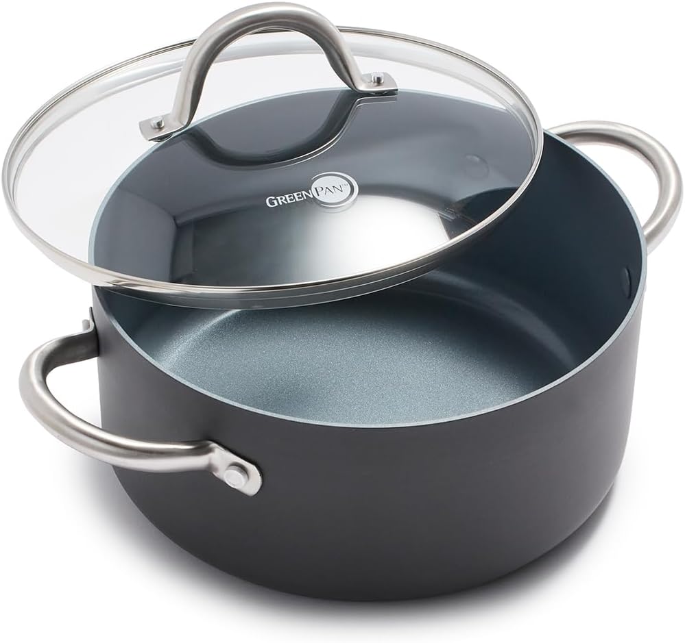 Amazon.com: GreenPan Lima Cookware Hard Anodized Healthy Ceramic ...