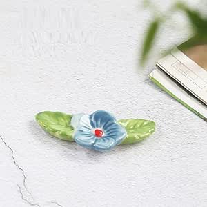 Amazon.com: qbodp 4 Pcs Flower Shape Chopstick Rests Ceramic Chopsticks ...