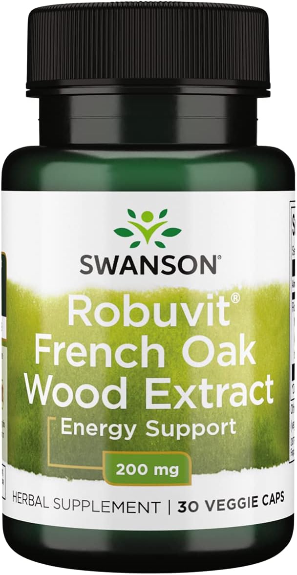 Amazon.com: Swanson Robuvit French Oak Wood Extract 200 Milligrams 30 ...