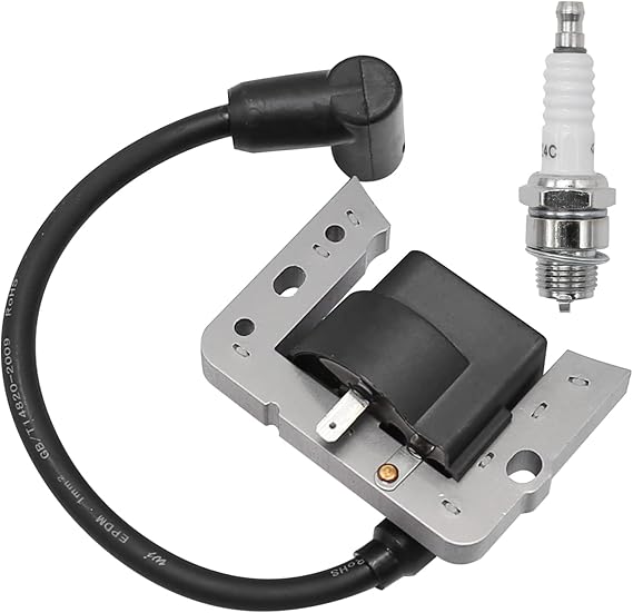 Ignition Coil Spark Plug Kit Replacement for Tecumseh AV520 LH195 OH195 ...