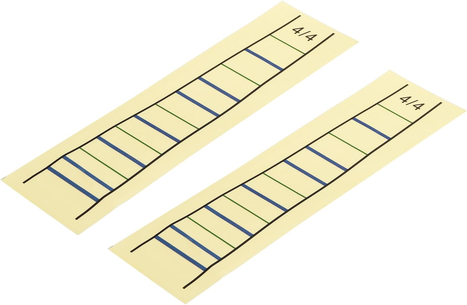 sourcing map 4/4 Violin Finger Position Markers Stickers Violin Fret ...