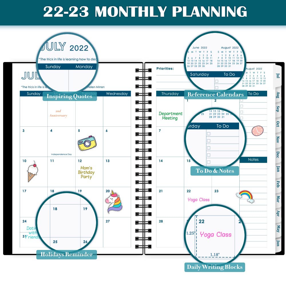 Buy 2022-2023 Planner - Academic Planner 2022-2023 with Weekly and ...