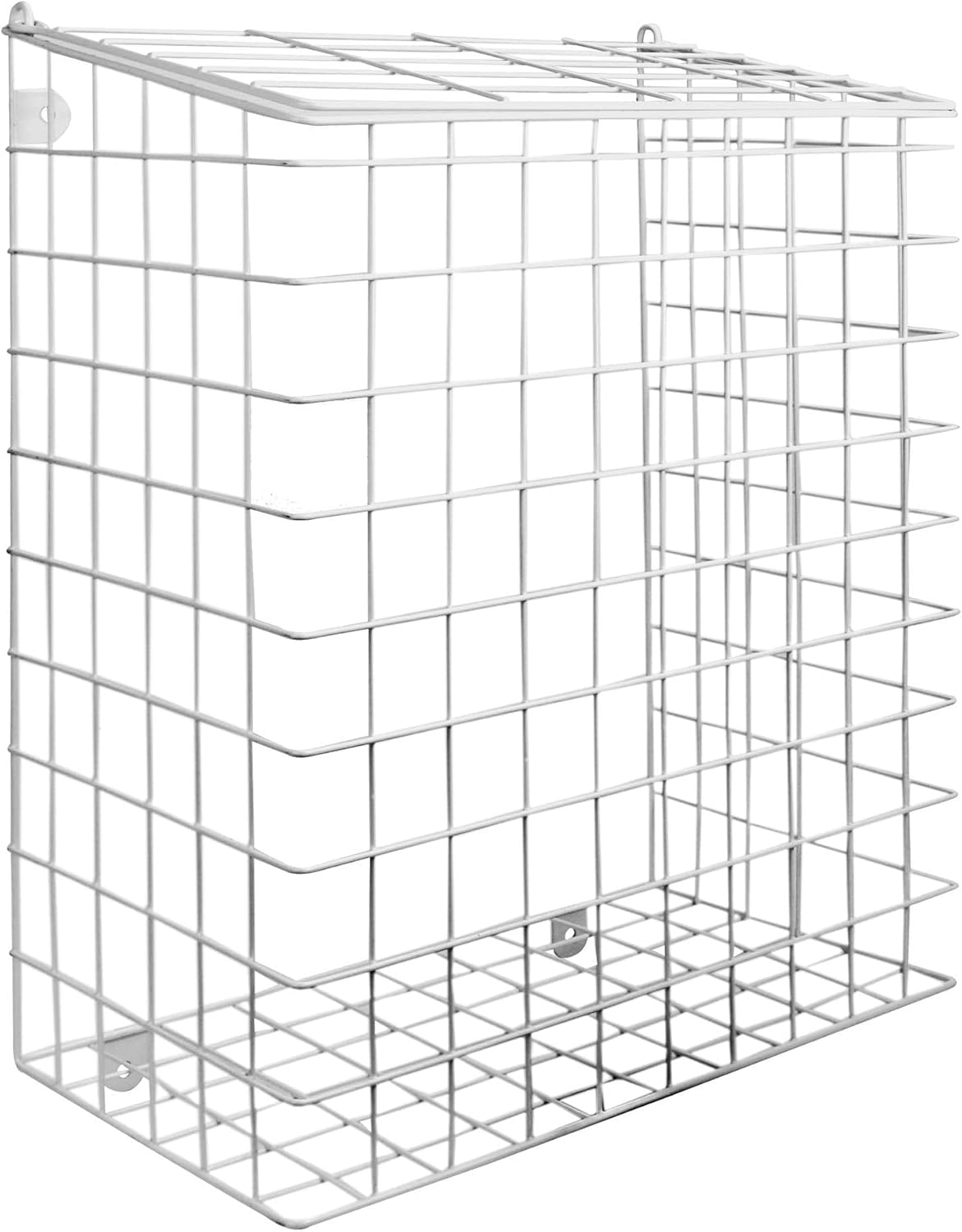 Letterbox Cage | Indoor Mail Catcher | Fixings Included | White Post ...