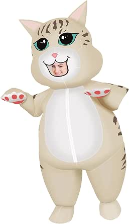 Amazon.com: M MH ZONE Inflatable Cat Costume for Adult(Kids) Funny ...