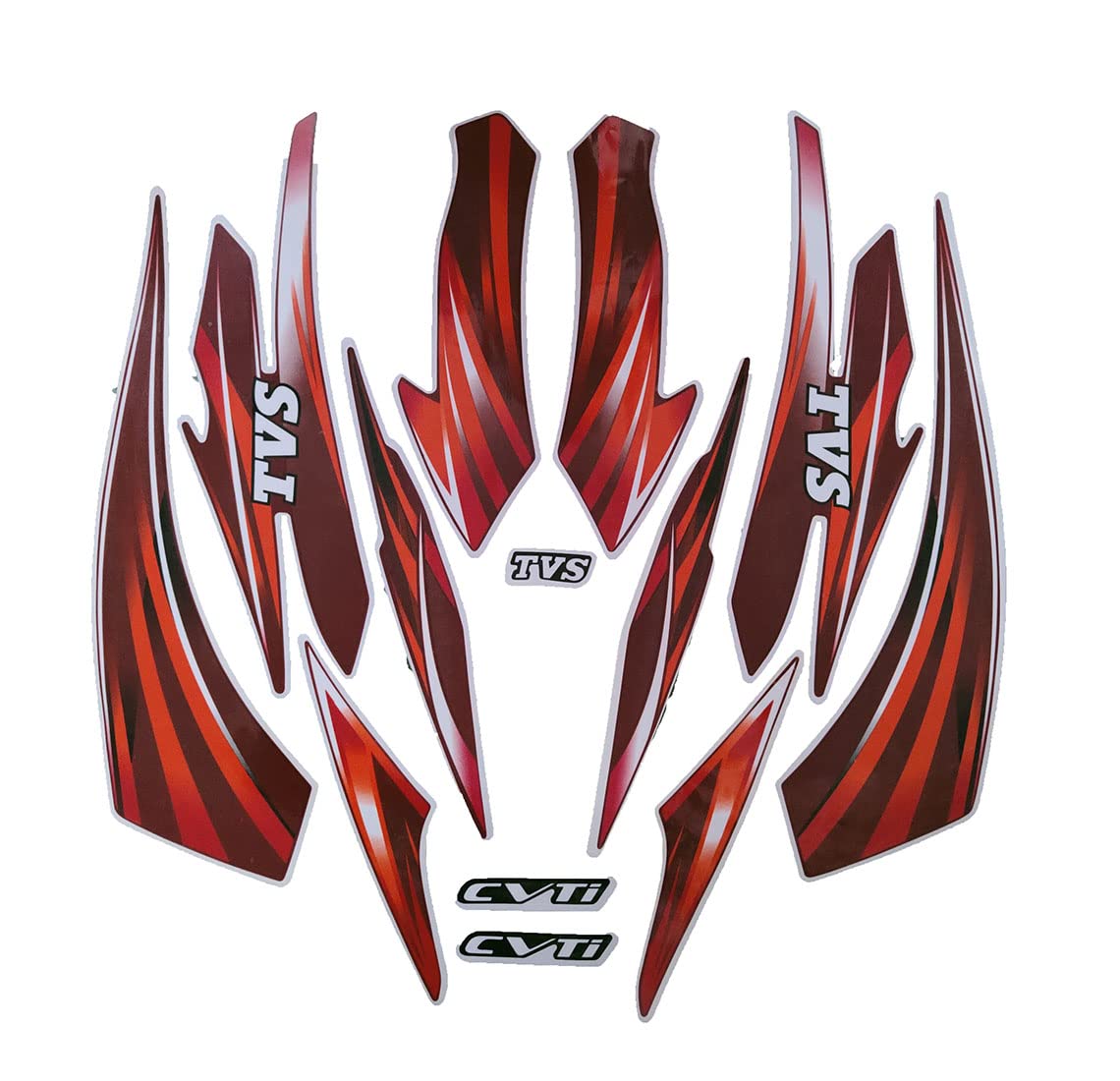 Motorcycle Bike Body Stickers & Decals kit Wrep Stickers for Star City ...