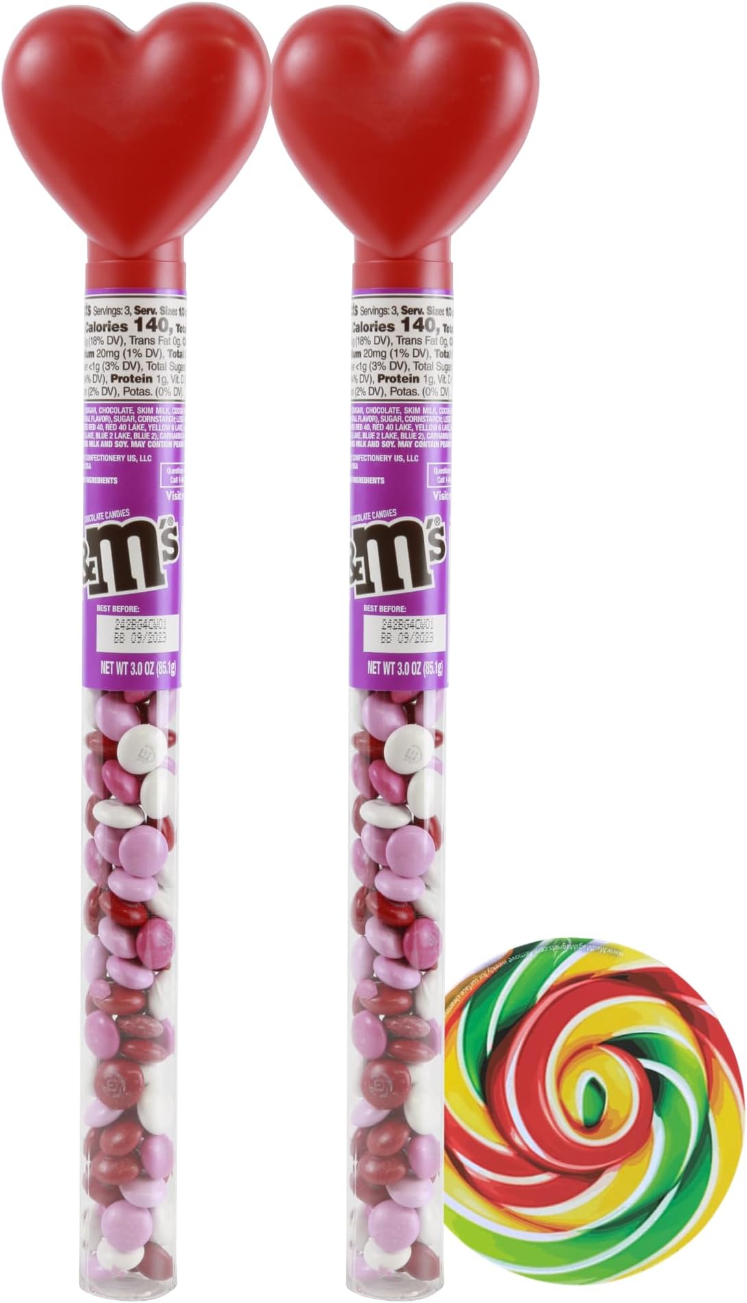 Amazon.com : Valentine’s Day Heart Topper Gift, Chocolate Candy Filled ...