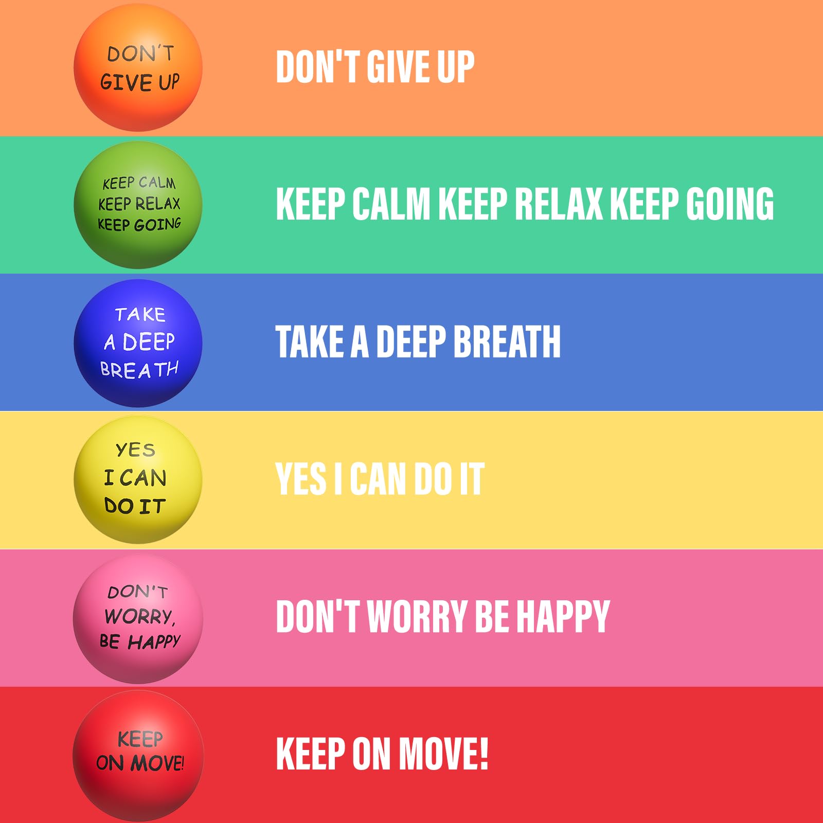 Snapklik.com : KDG Motivational Stress Balls For Kids And Adults,Stress ...