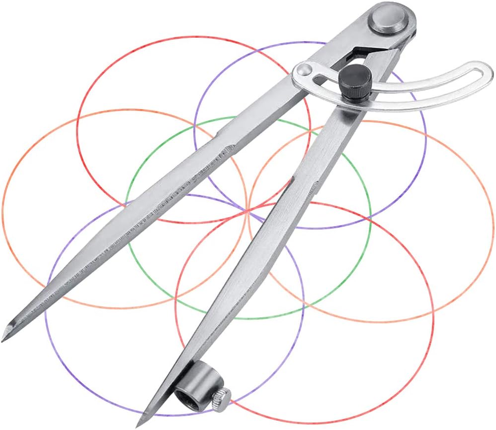 12 Inch Large Adjustable Pencil Marking Compass Circle, Scratch Marking ...