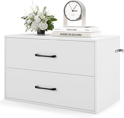 Giantex Stackable 2-Drawer Dressers for Bedroom - Short Dresser Two ...