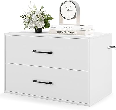 Amazon.com: furtble Stackable 2-Drawer Dresser, Multi-Purpose Storage ...