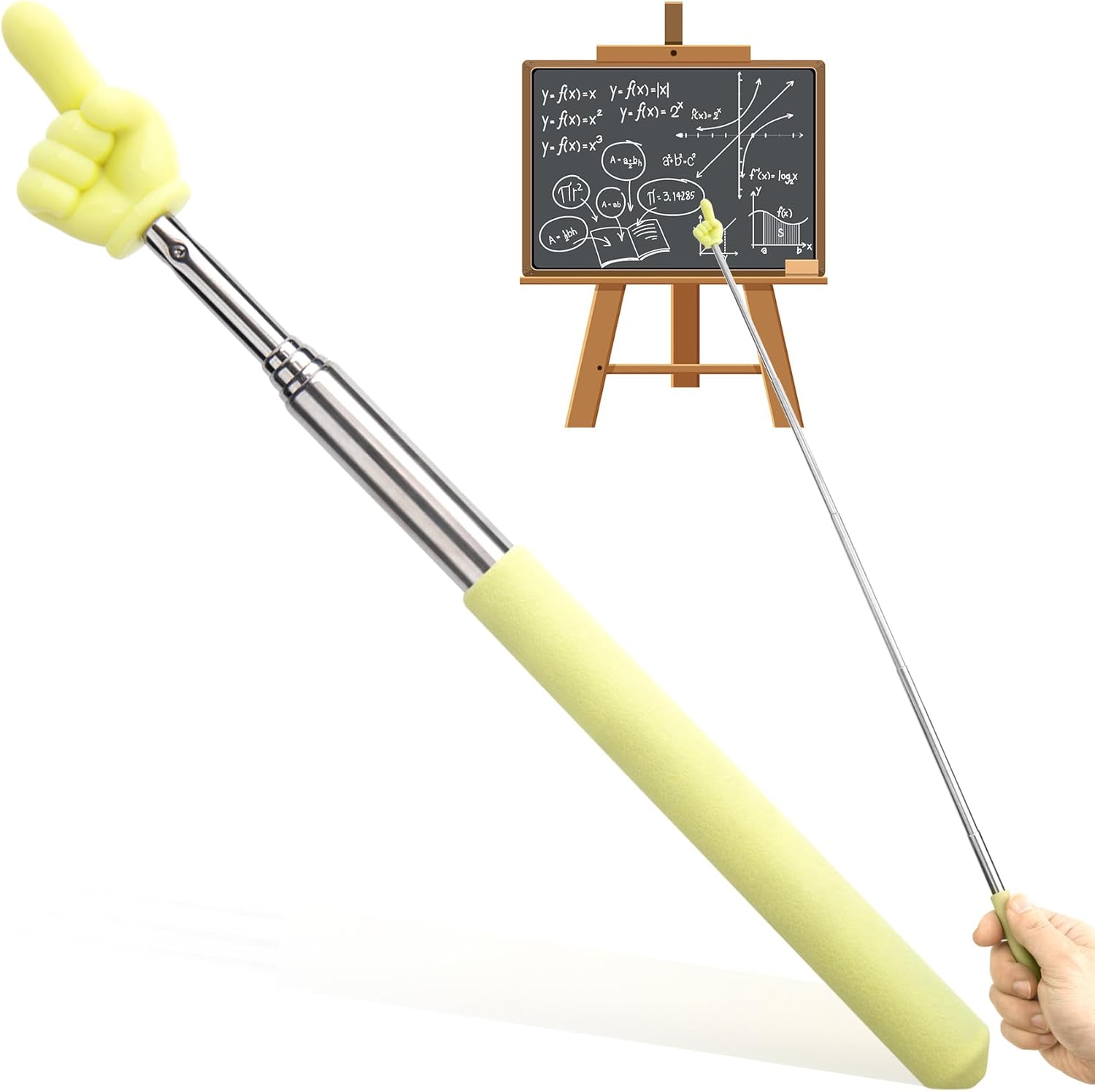 Amazon.com : PAGOW Retractable Teacher Pointer Stick, Hand Pointer ...