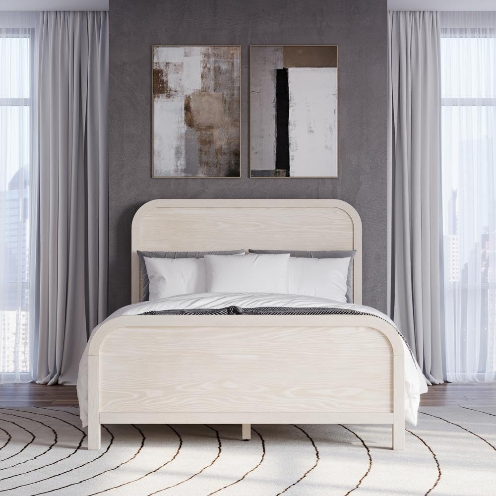 Amazon.com: Drake Wood Platform Bed in Sugar : Home & Kitchen