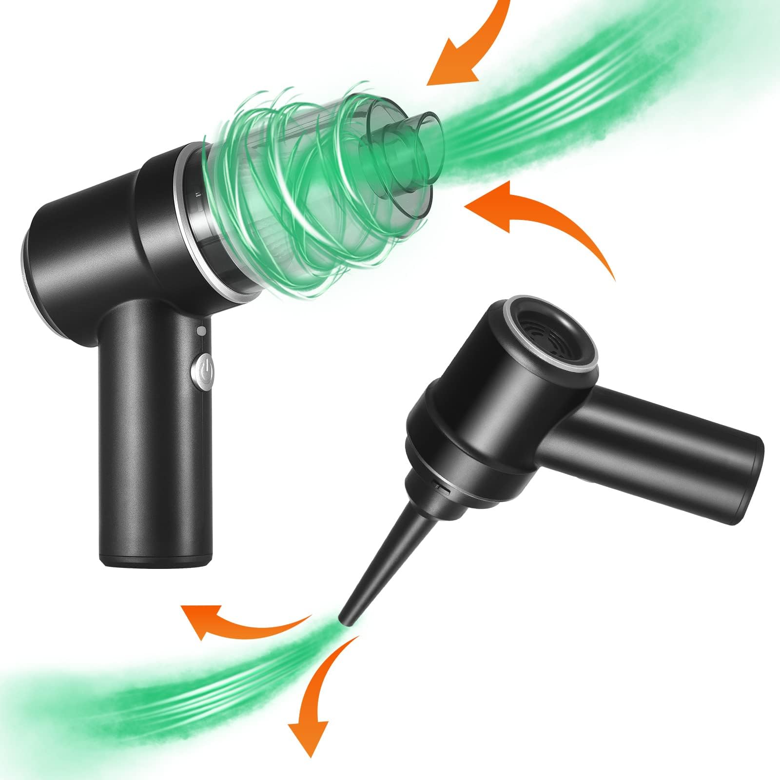 Amazon.com: Electric Air Duster & Mini Vacuum Cleaner 3-in-1, 42,000PRM ...