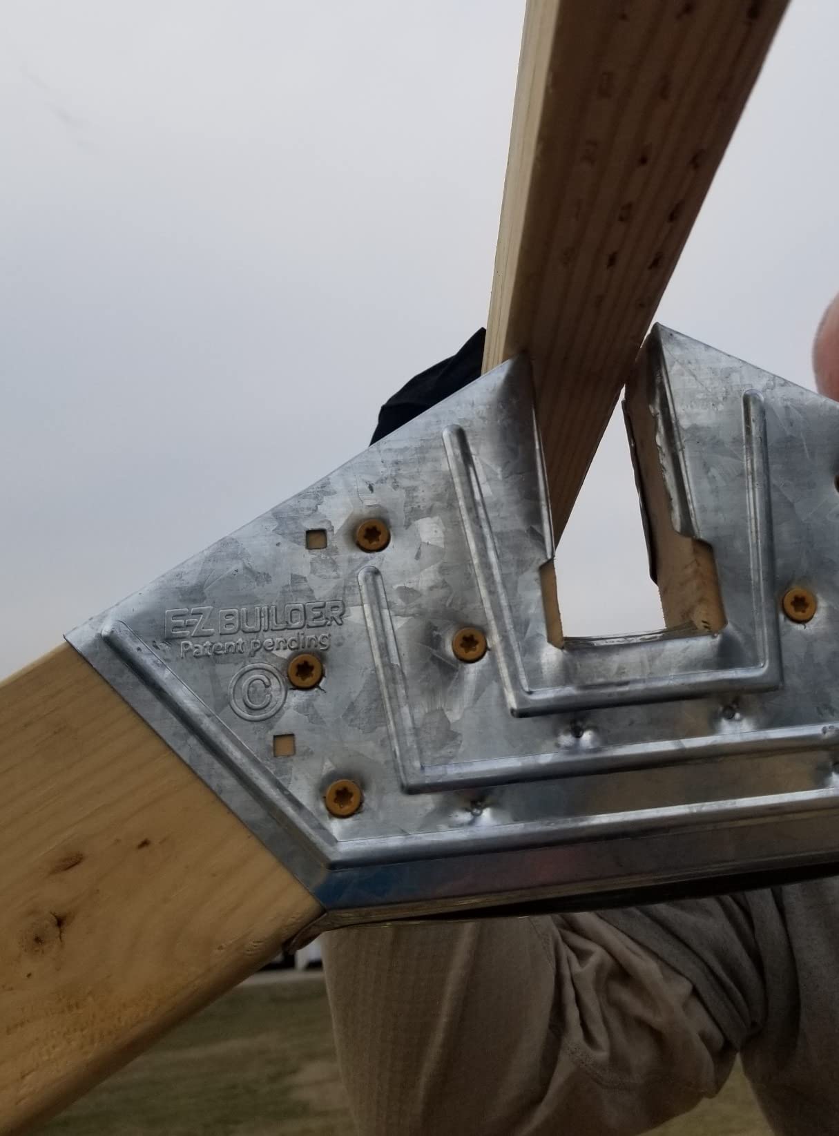 6x6 Shed EZBUILDER Shed Framing Kit - 50% Stronger Steel Brackets For ...