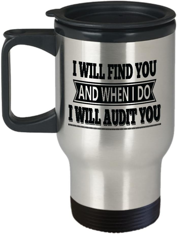 Amazon.com | mmandiDESIGNS Internal Auditor Travel Mug - 14oz Stainless ...