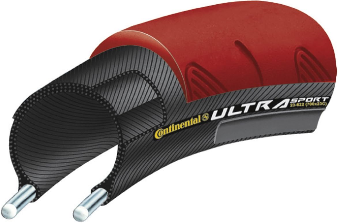 Amazon.com : Continental Ultra Sport Bicycle Tire (700x23, Wire Beaded ...