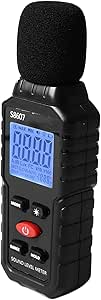 Sound Level Meter LCD Display Noise Decibel Portable SPL Meter for On ...