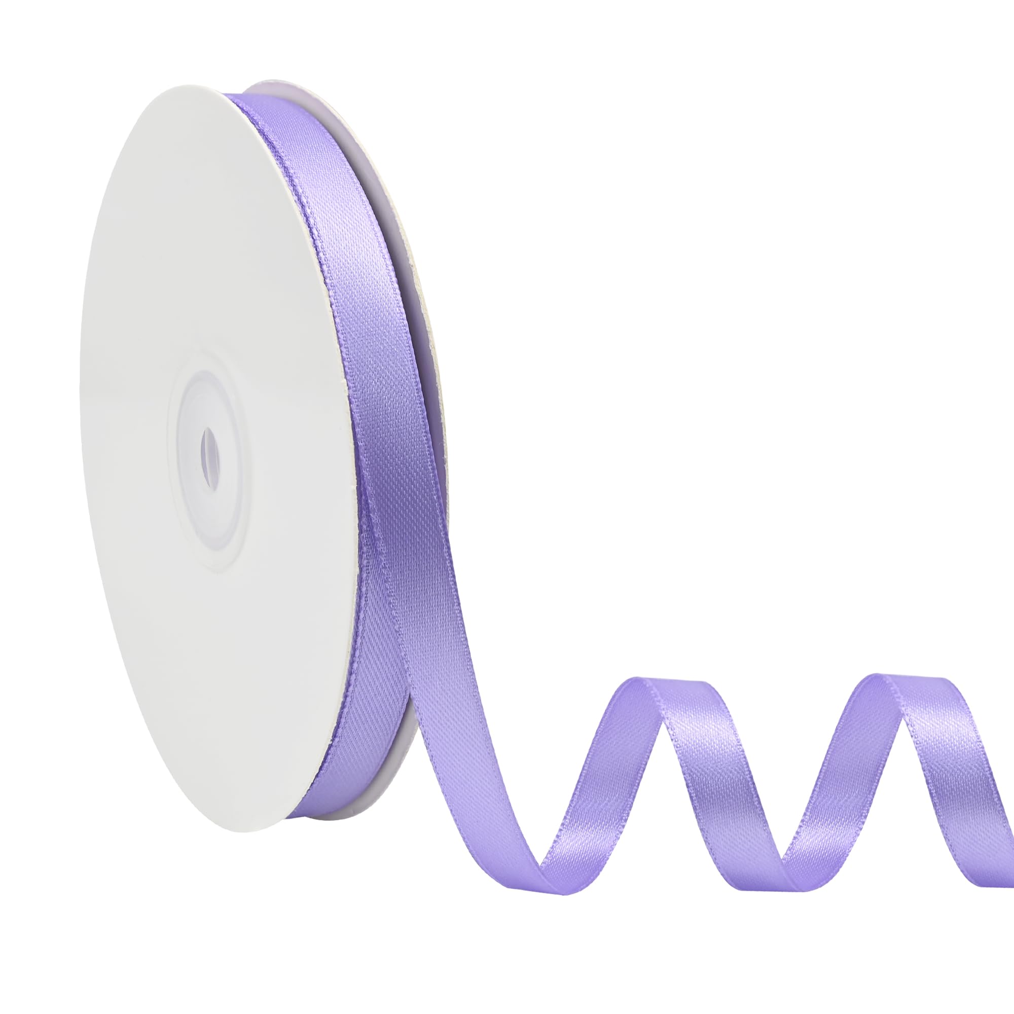 Snapklik.com : Double Face Light Purple Satin Ribbon 3/8 Inch X 50 ...