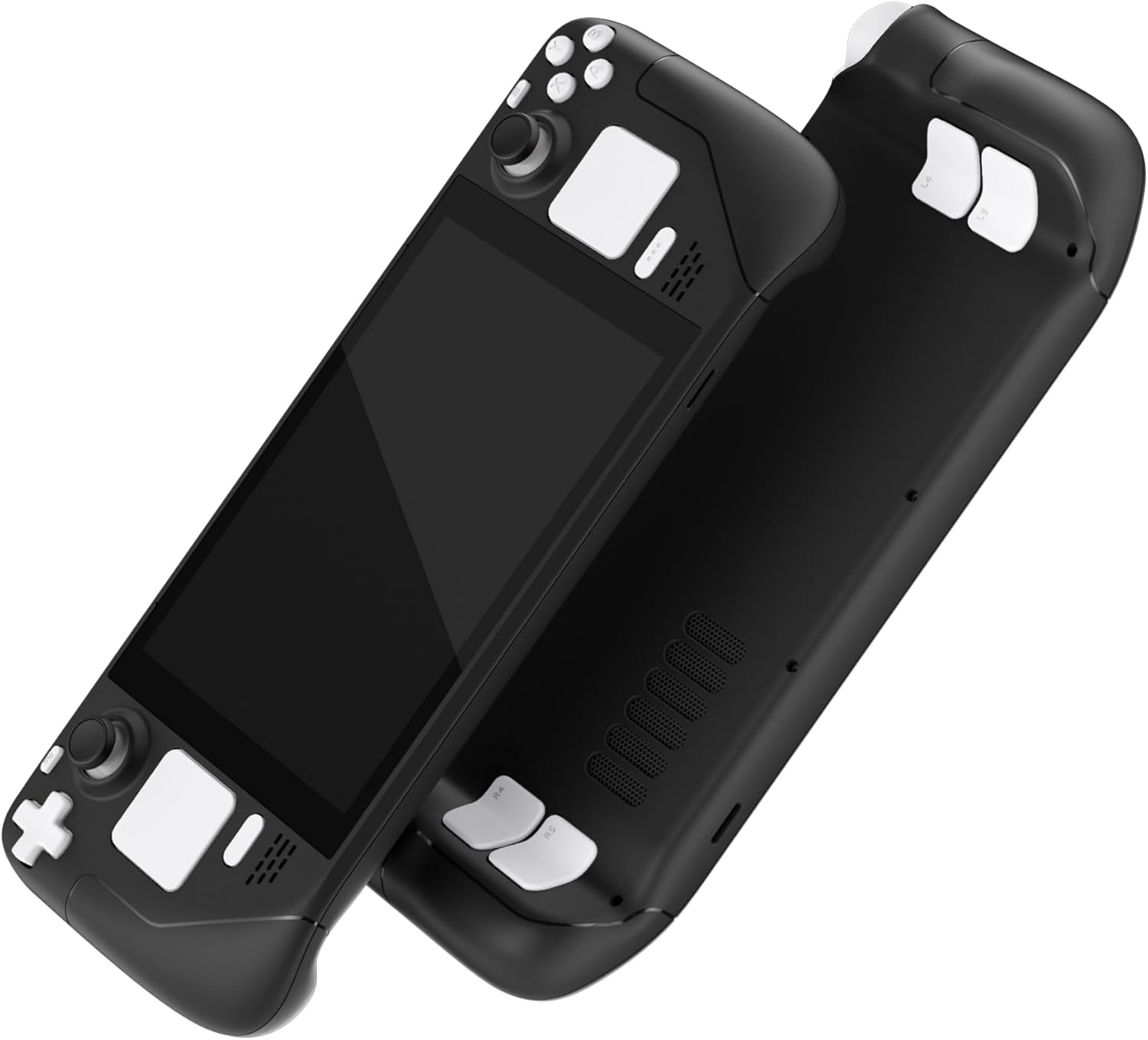 Amazon.com: eXtremeRate White Replacement Full Set Buttons for Steam ...